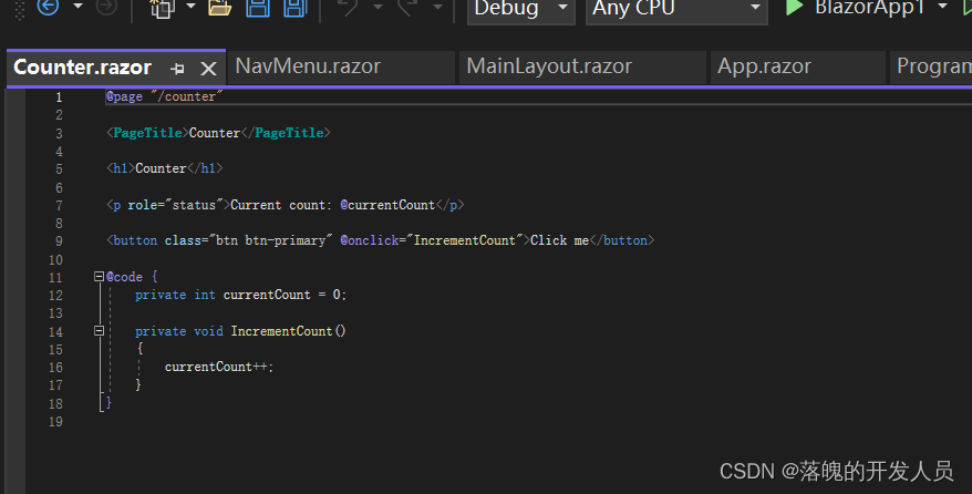 .NET6 Blazor体验 -＞ 1. 项目结构探索并添加新页面_headoutlet blazor-CSDN博客