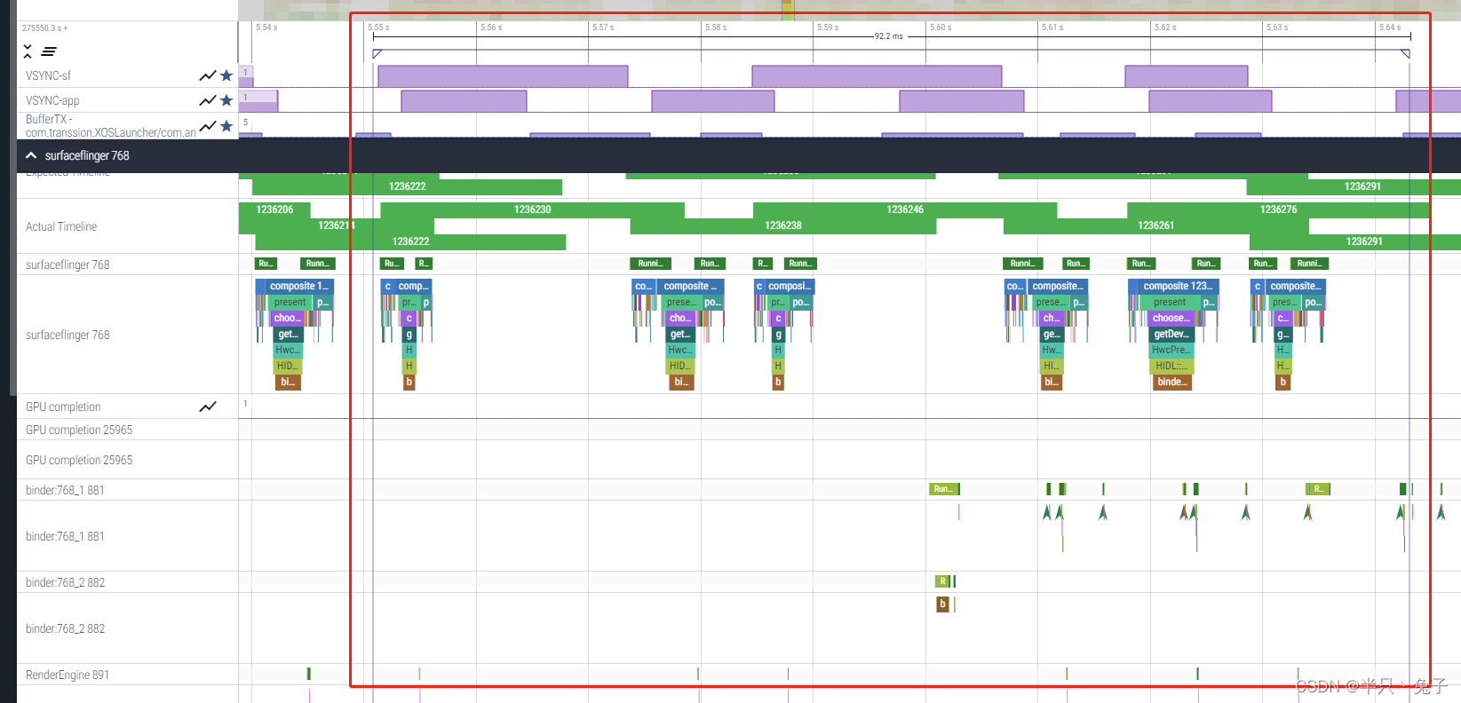 卡顿分析经典实战(RUNNING时间过长篇)_renderthread flush commands-CSDN博客