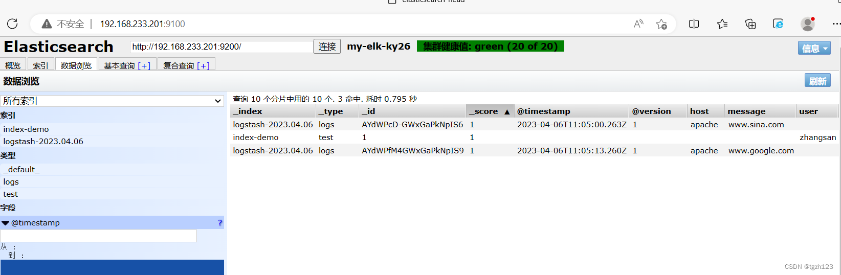 ELK日志分析系统_java elk-CSDN博客