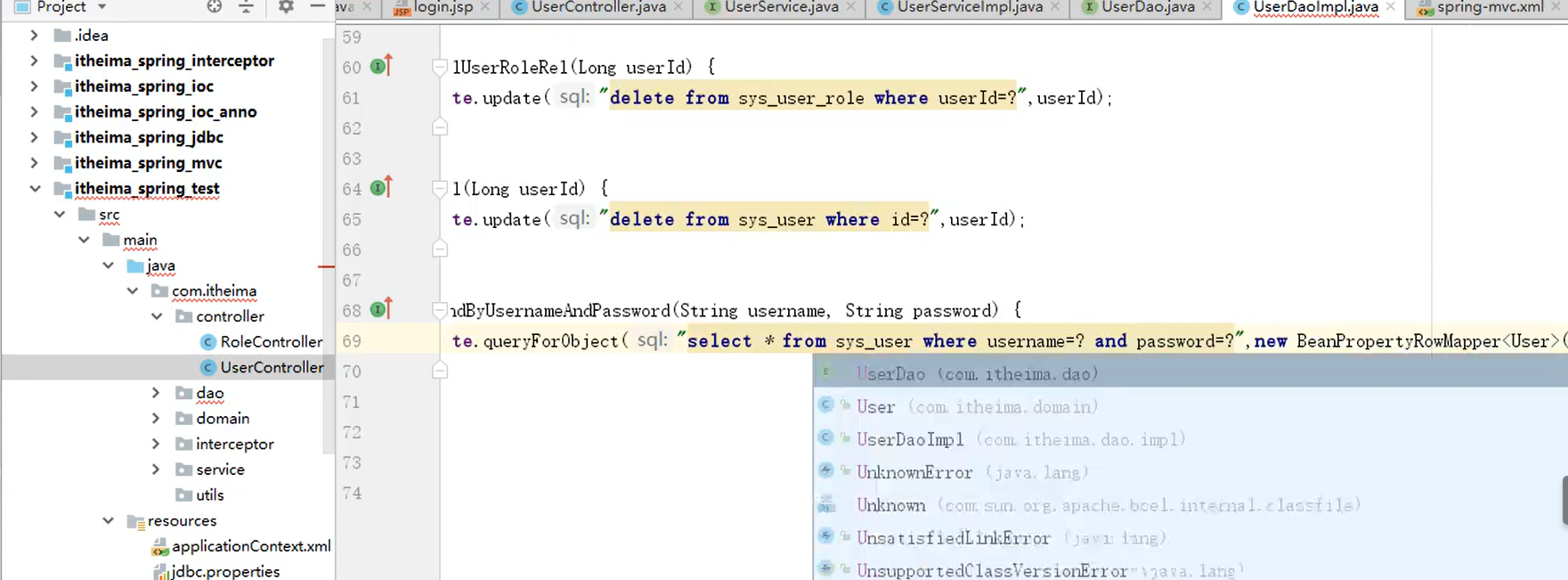 Java202304java学习笔记第六十四天 Ssm 用户登录权限实现3 Csdn博客