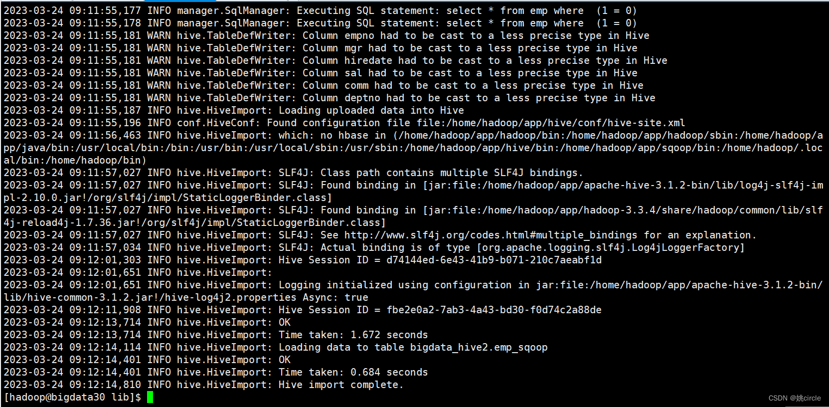 Sqoop:mysql2hive传输数据出现问题sqoop上传数据出现问题 Csdn博客