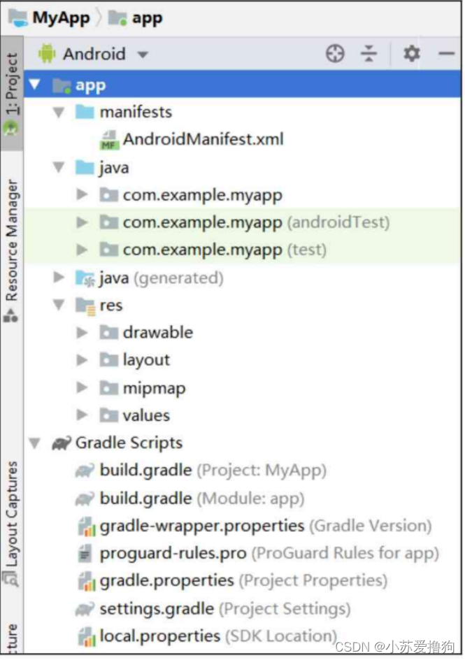 Andriod Studio的App工程结构_app开发文件架构-CSDN博客