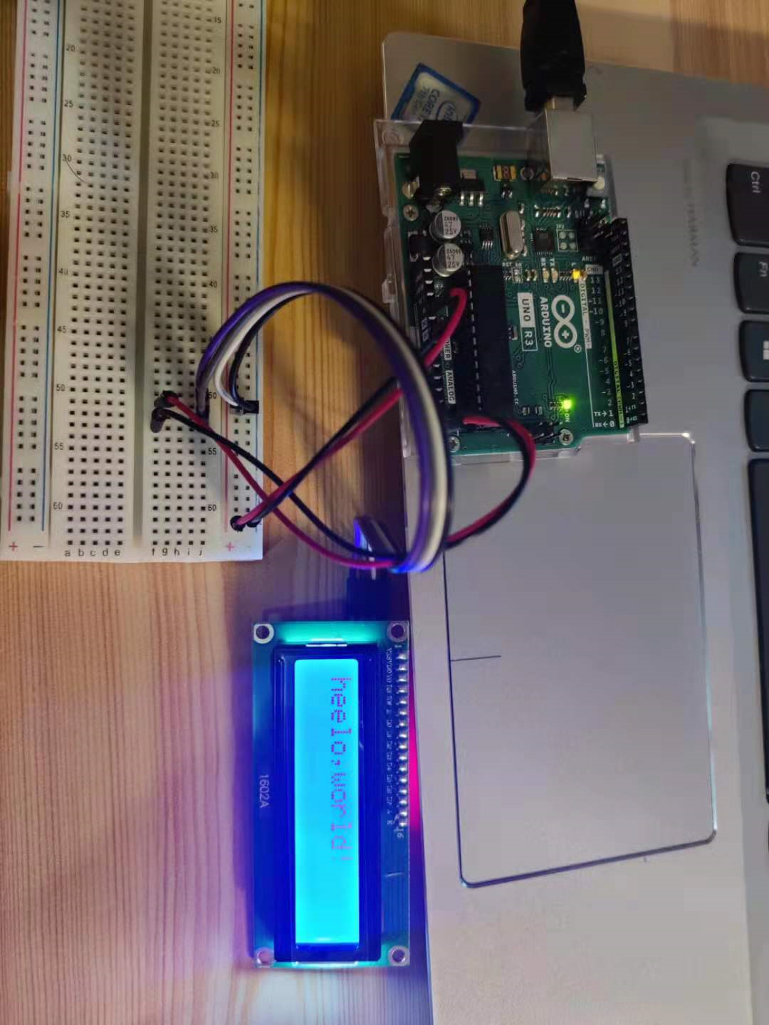 Arduion实验六 I2C LCD1602液晶显示器实验_arduino初始化lcd1602-CSDN博客