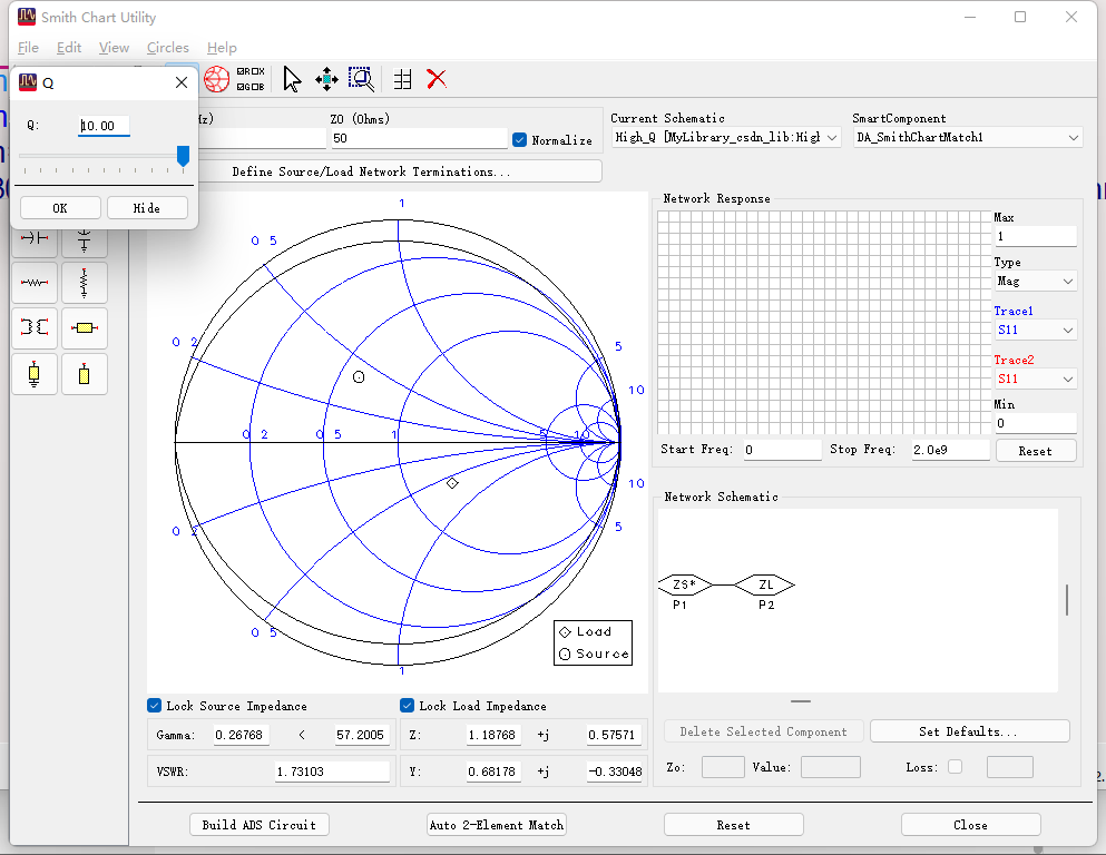 07、ADS使用记录之匹配Q值-宽带与窄带_q值和带宽的关系-CSDN博客