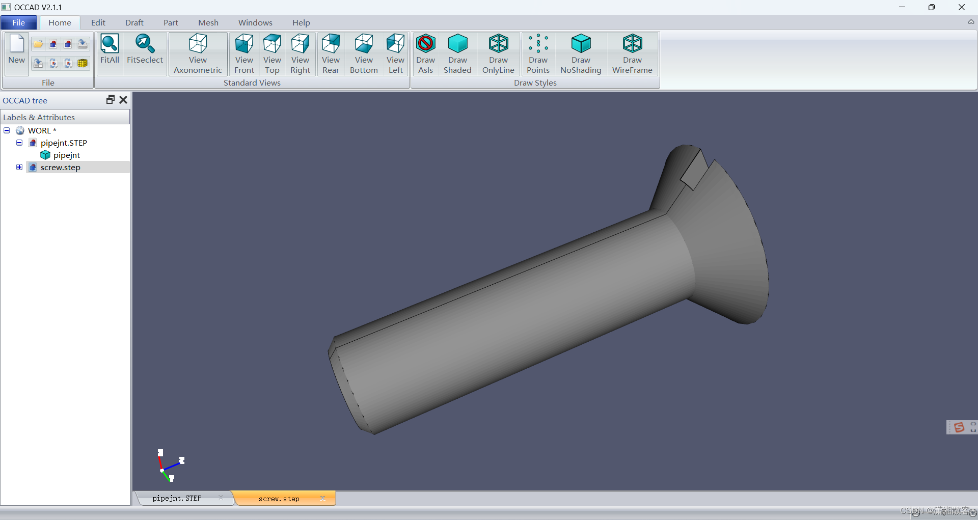 基于OCC与OSG的CAD平台构建值gmsh划分效果测试_occ曲线转osg-CSDN博客