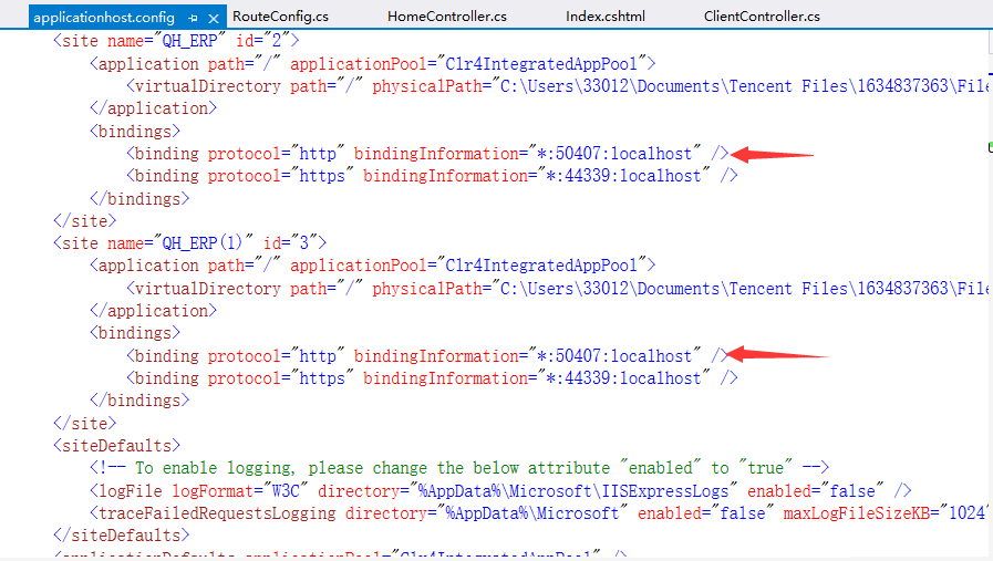 无法启动lIS Express Web服务器。 来自IIS Express的输出: Failed to register URL “http://localhost:54785/“ for ...
