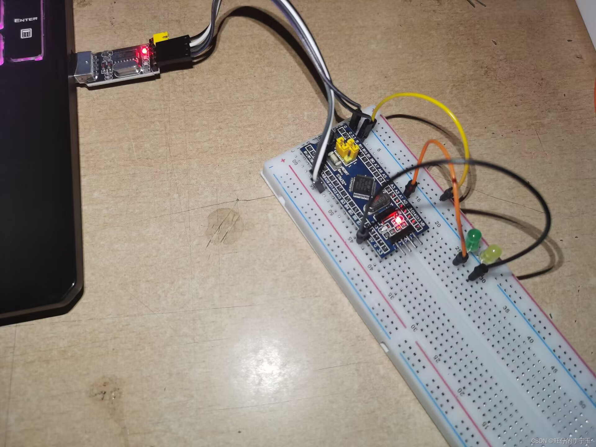 【嵌入式系统开发16】STM32F103C8T6下使用TIM3和TIM4，分别输出一个PWM波形，并实现2个 LED呼吸灯的效果_c8t6呼吸灯-CSDN博客