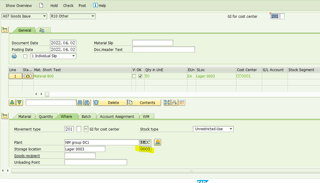 SAP WM 使用Storage Location Reference实现IM层面的存储地点和WM层面的存储类型之间的软关联_sap ewm warehouse storage ...