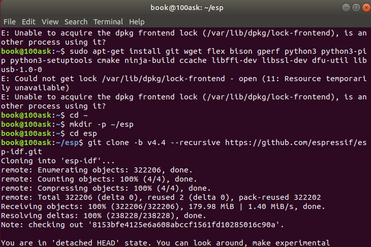 ESP32开发环境搭建，Linux，SDK，IDF，Ubuntu，乐鑫_cmake' must be available on the ...