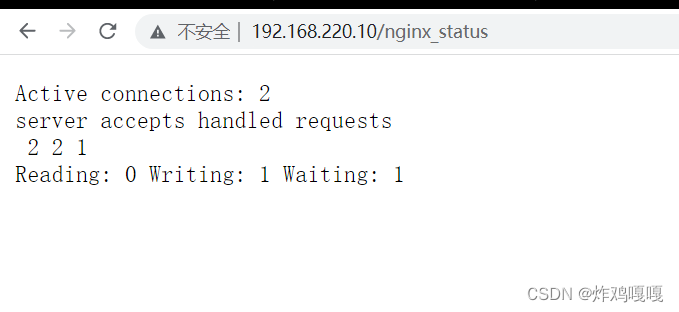 zabbix监控nginx状态界面_nginx: failed to fetch stub status page (or no dat-CSDN博客