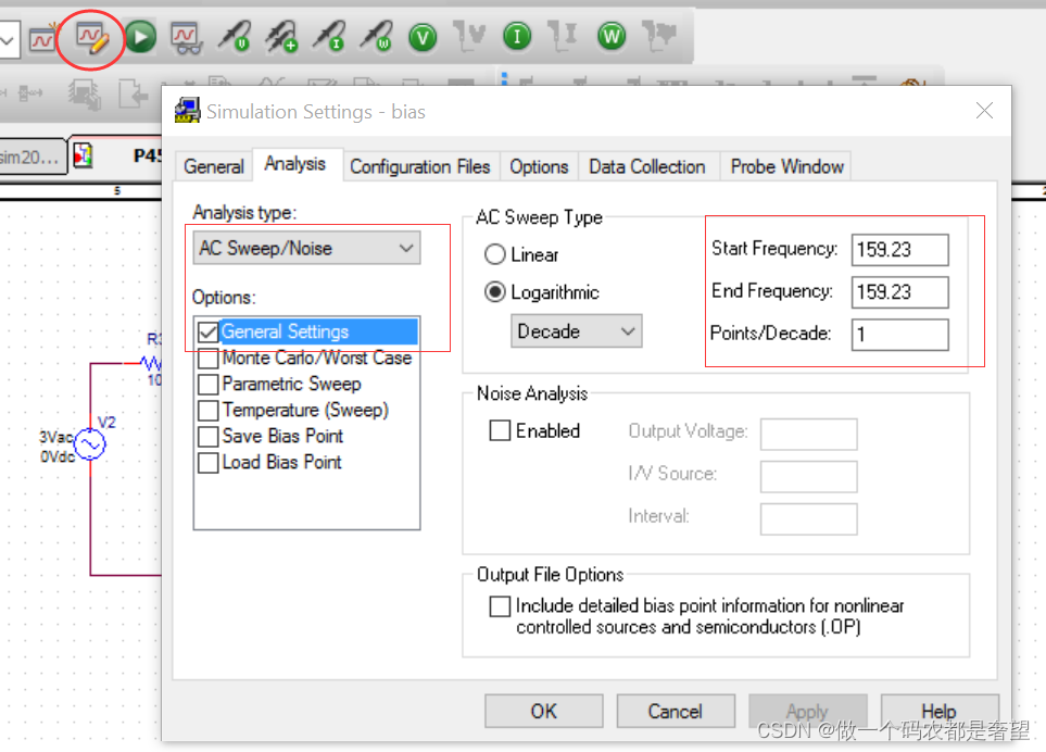 Pspice simulation with Op Amp AC circuits-CSDN博客