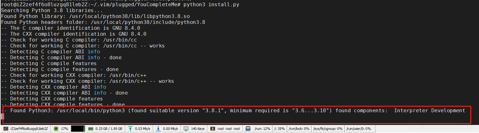 YouCompleteMe（YCM）安装时遇到的问题（能遇到的几乎都遇到了）_安装youcompleteme出现动态库问题-CSDN博客