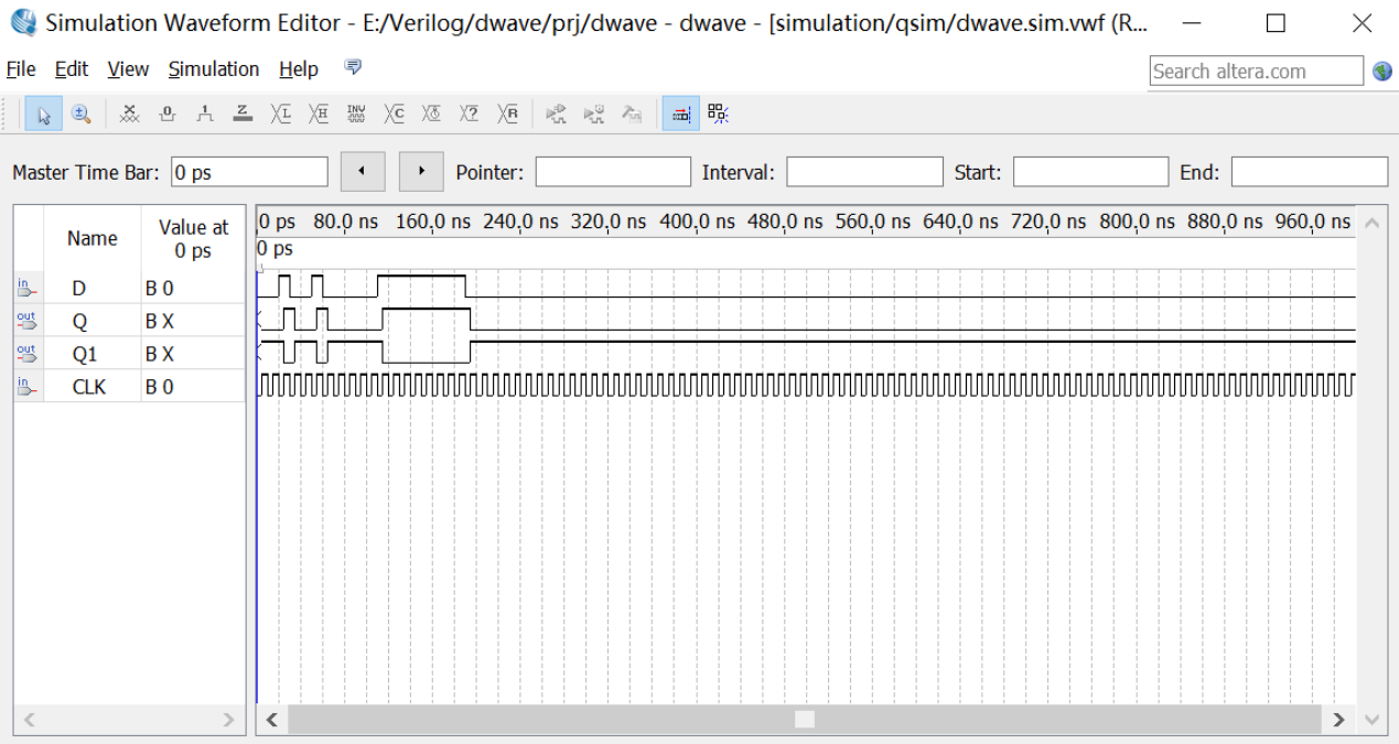 【FPGA】Quartus-II实现D触发器的三种方式_fpga设计双电平触发的d触发器-CSDN博客