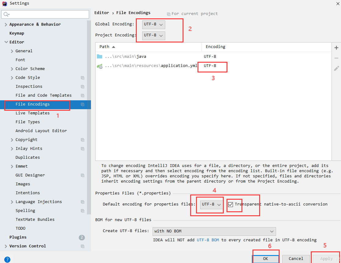 Application.yml文件中中文乱码或报错Caused by: org.yaml.snakeyaml.error.YAMLException: java.nio.charset ...
