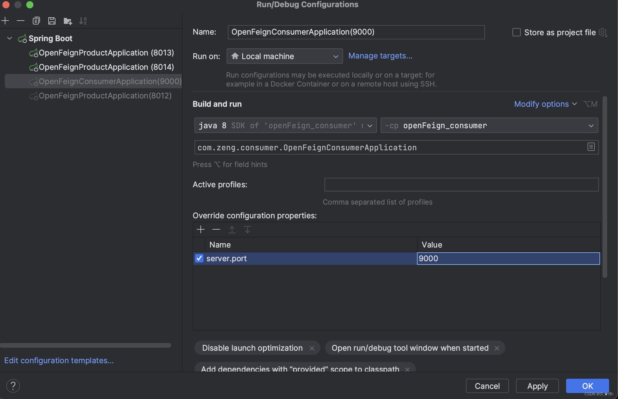 springcloud openfeign+Nacos的实战_openfeign nacos-CSDN博客