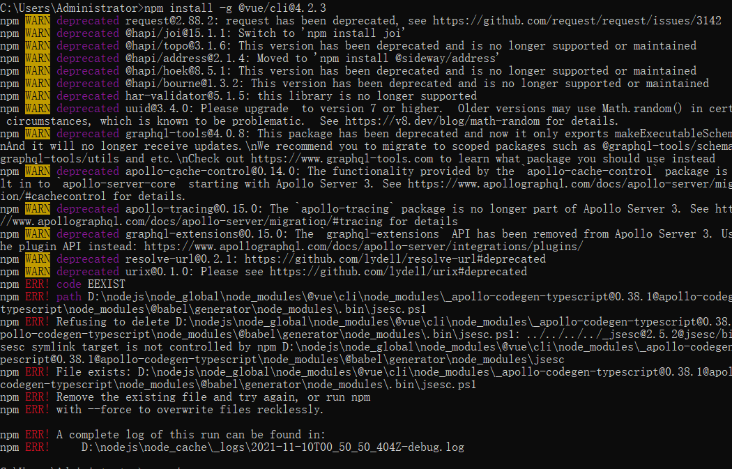 2021-11-10 vue ui 创建新项目时命令行不报错，但是浏览器显示断开连接_vue ui断开连接_101lucky的博客-CSDN博客