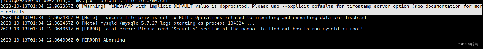 【mysql】 Timestamp With Implicit Default Value Is Deprecated Please Use Explicitdefaults