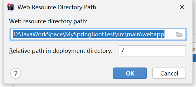 SpringBoot项目添加webapp目录,解决Path with “WEB-INF“ or “META-INF“_springboot webapp目录-CSDN博客