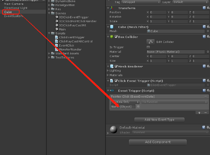Unity3D - 场景中3D物体添加鼠标点击事件_unity ipointerclickhandler调用原理-CSDN博客