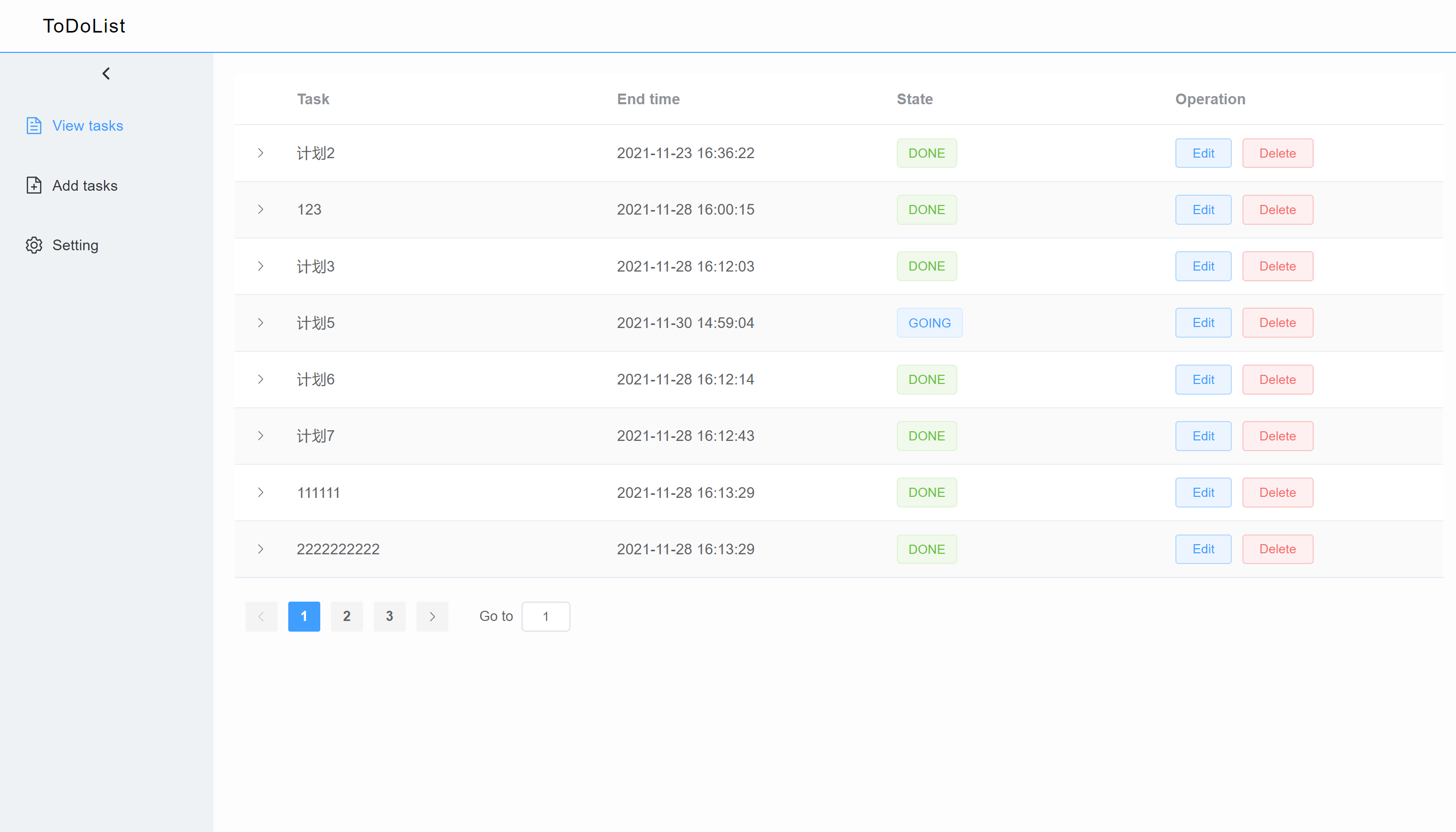 ToDoList待办事项列表 Vue3 Spring boot_待办事项elementui卡片vue页面-CSDN博客
