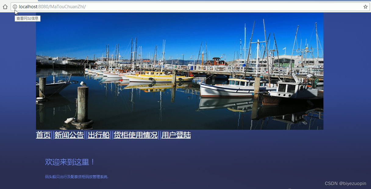 码头船只货柜管理系统（Java+SSH+MySQL）_你作为《码头中心船货申报系统》项目开发组的程序员,请按要求完成: 数据库-CSDN博客
