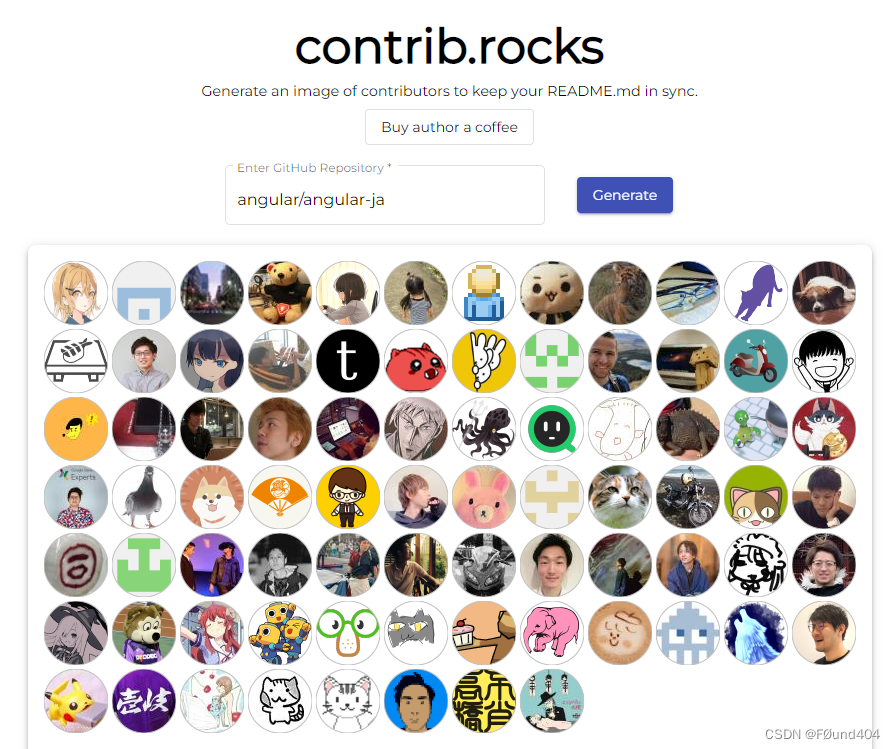 contrib.rocks生成GitHub贡献列表_github readme 贡献者列表-CSDN博客
