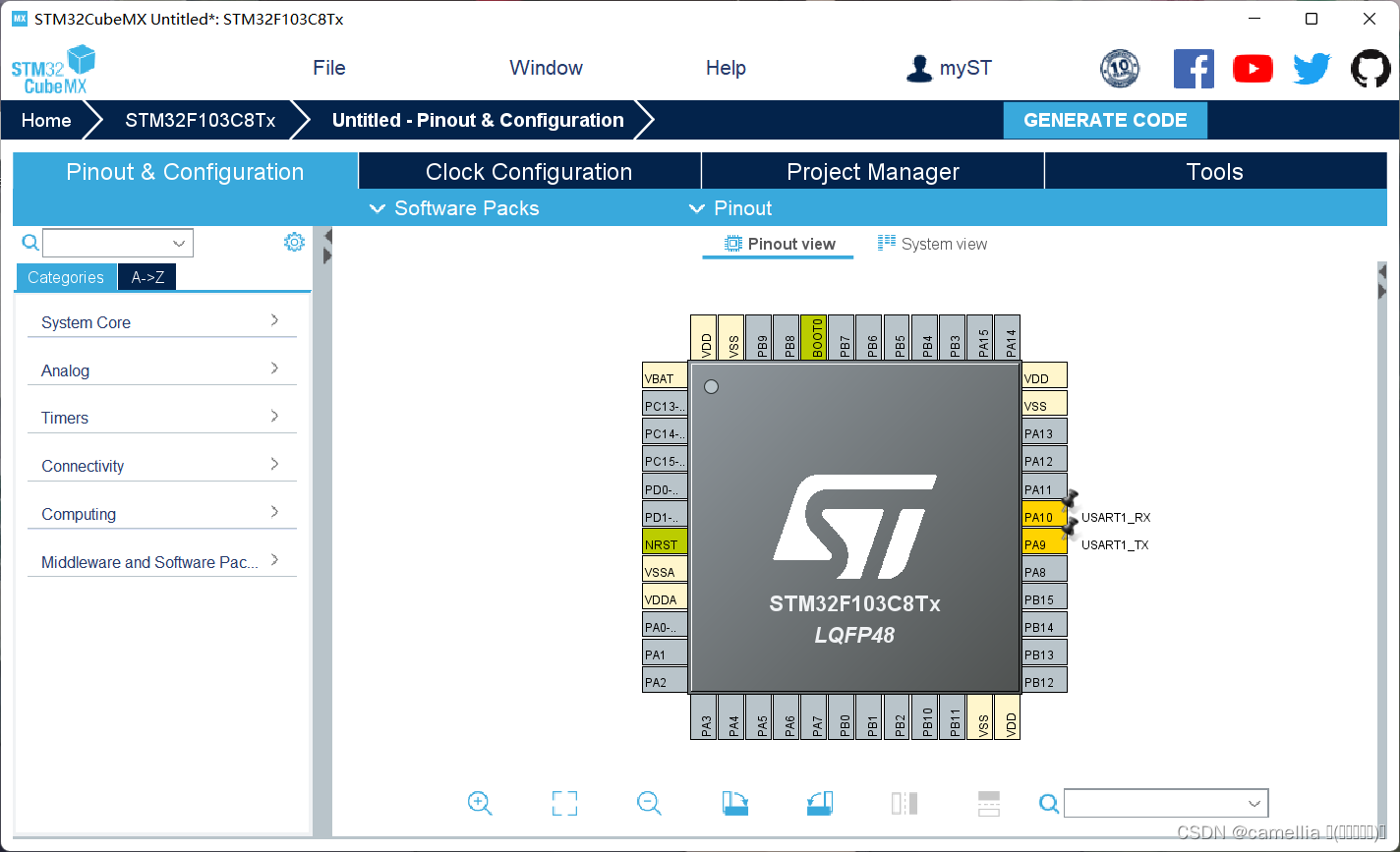 stm32串口通信HAL_stm32 hal库uart5串口通信-CSDN博客