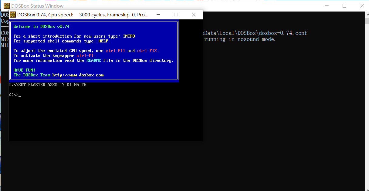 Instalación y configuración de Win10 debug.exe y DOSBox - programador clic