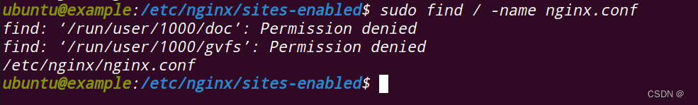 【Nginx】ubuntu Nginx 配置-CSDN博客