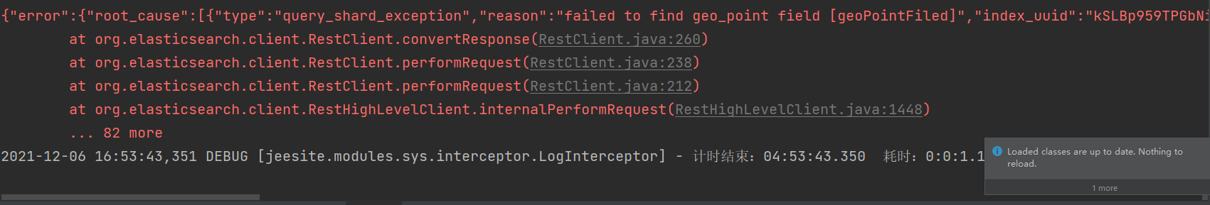 ES接数据时索引类型对不上报错:failed to find geo_point field [geoPointFiled]_es存入数据类型与索引字段类型不一致-CSDN博客