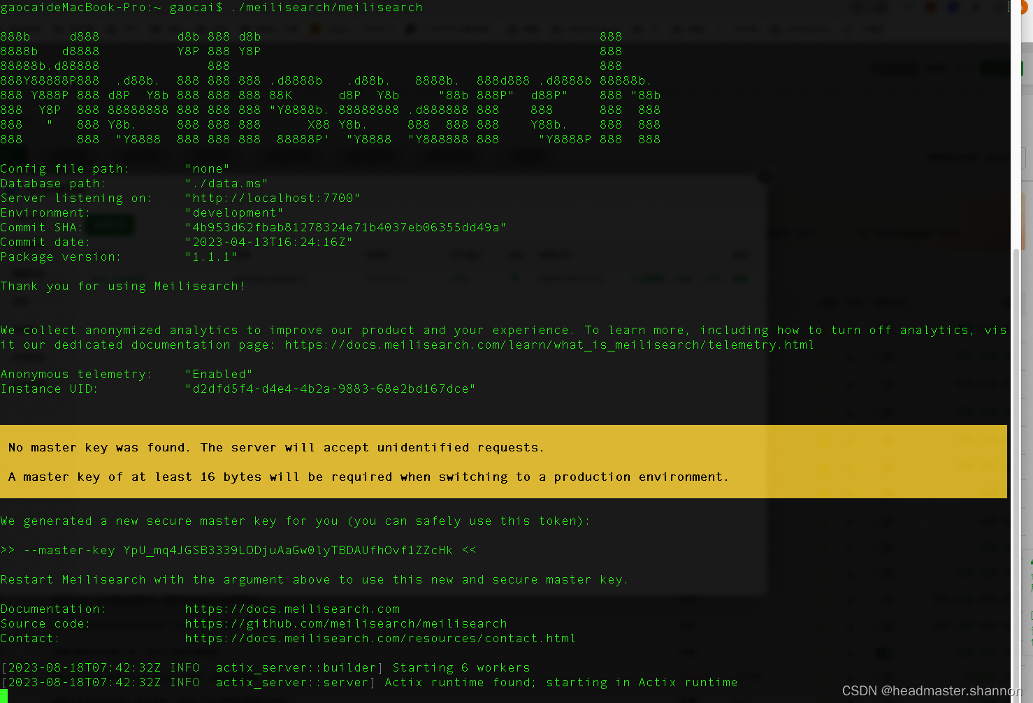 MeiliSearch-CSDN博客