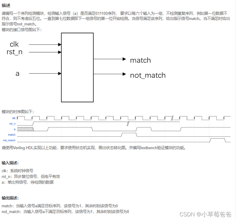 牛客verilog题目（4）——输入序列连续的序列检测（理解非阻塞和阻塞）牛客在线编程自测输入verilog Csdn博客