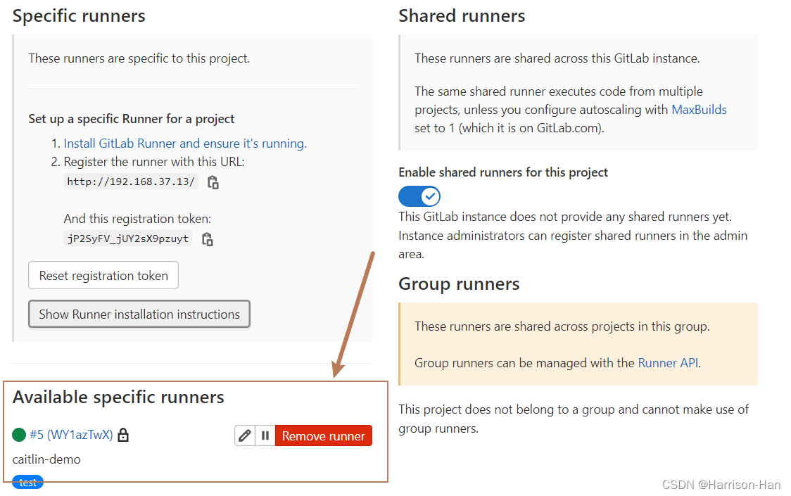 部署gitlab-runner_gitlab runner-CSDN博客