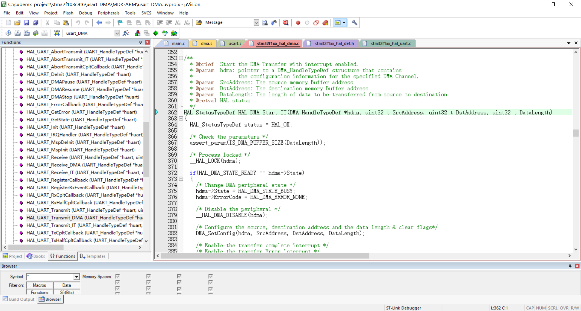 STM32f103Hal库学习笔记--USART_hal usart-CSDN博客