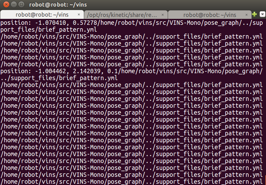 Error POSE_GRAPH Process Has Die "Terminate Called After Throwing An Instance" when running VINS ...