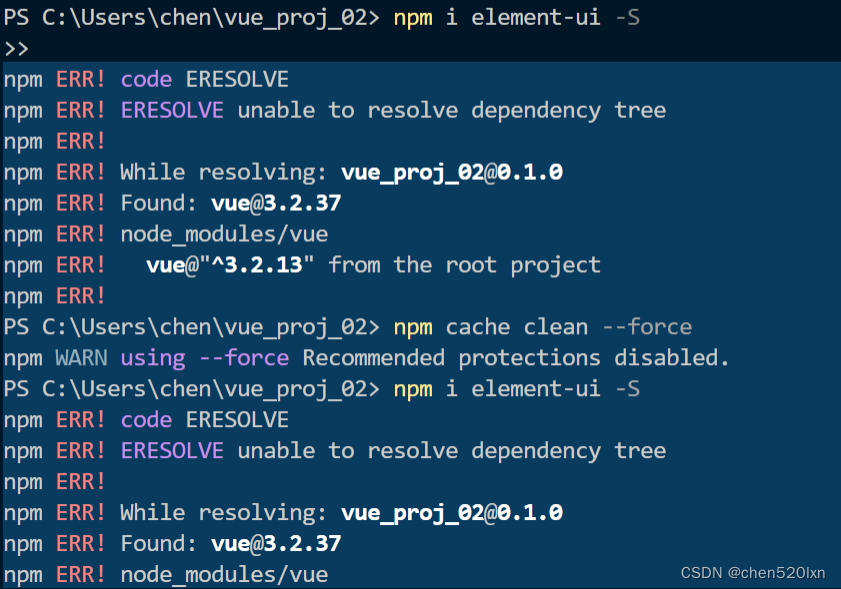 安装element-ui的错误信息_ansys element 577054 has an undefined node number -CSDN博客