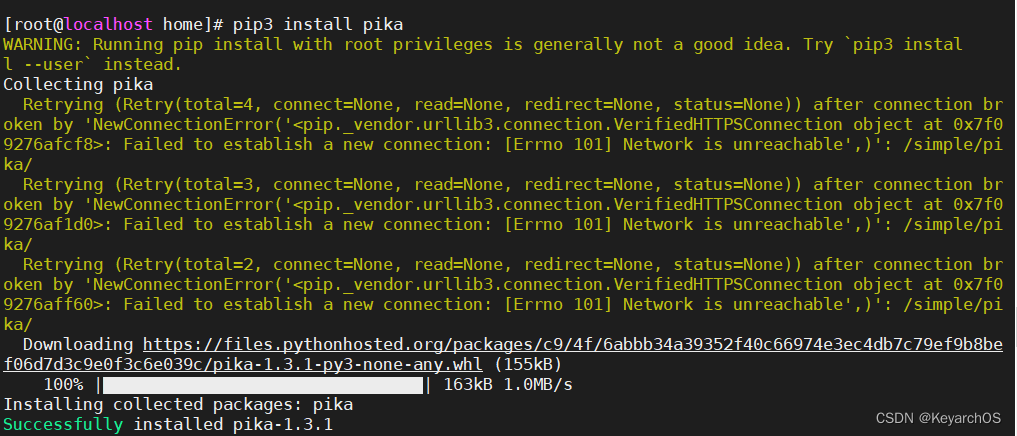 KeyarchOS(KOS)安装RabbitMQ_浪潮kos下载-CSDN博客