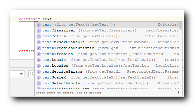 【错误记录】Android 中使用 Kotlin 为 EditText 组件设置文本报错 ( Type mismatch. Required:Editable. Found:String ...