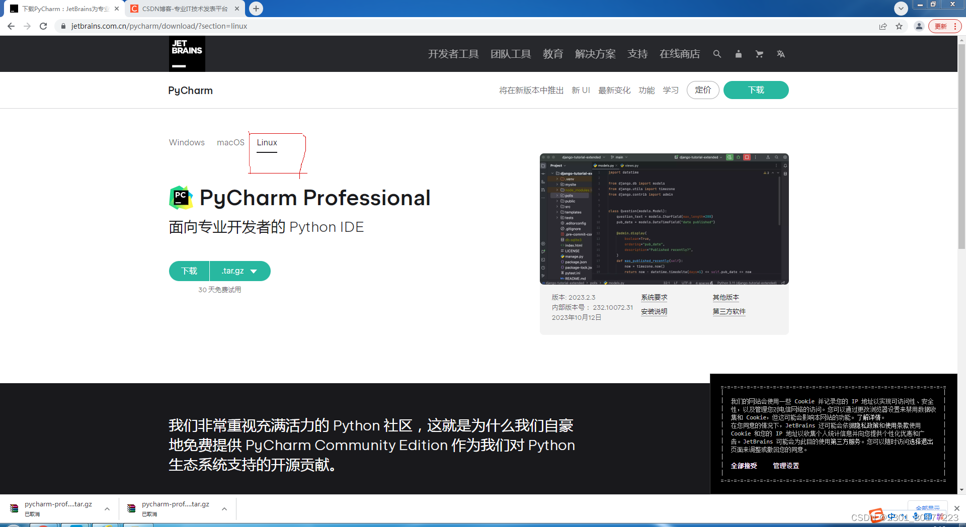 Linux虚拟机中安装pycharm_linux虚拟器里安装pycharm-CSDN博客