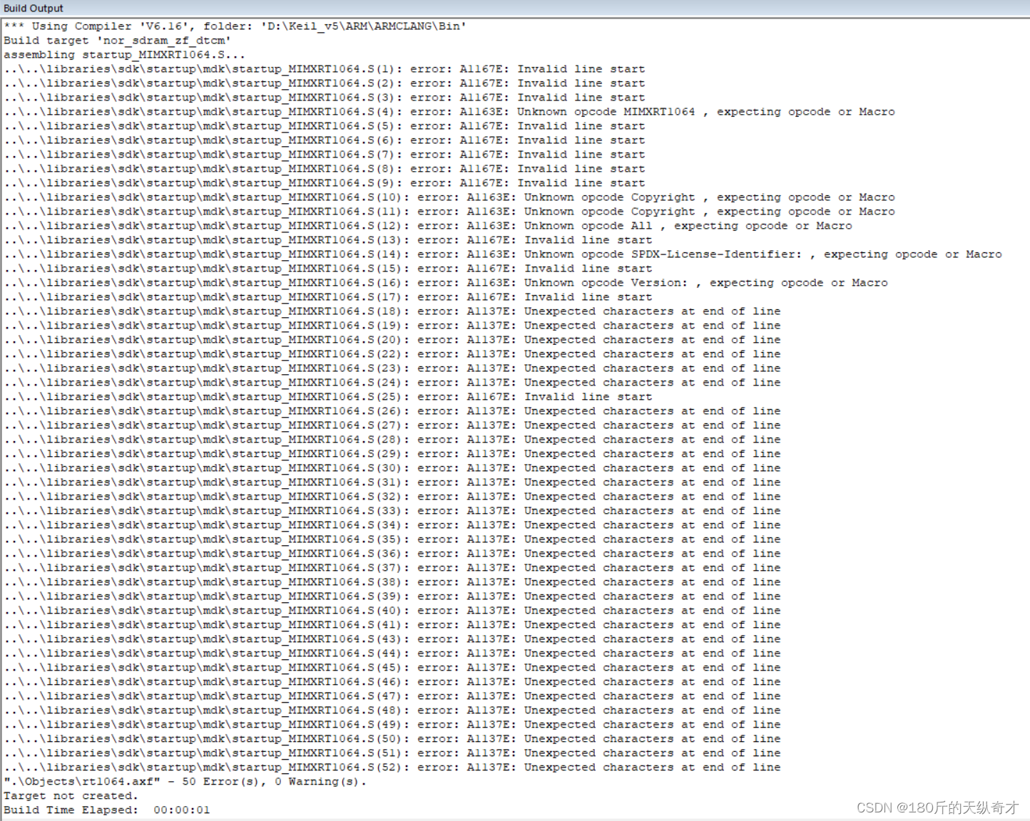 对于.S文件发生错误error: A1167E: Invalid line start的解决-CSDN博客