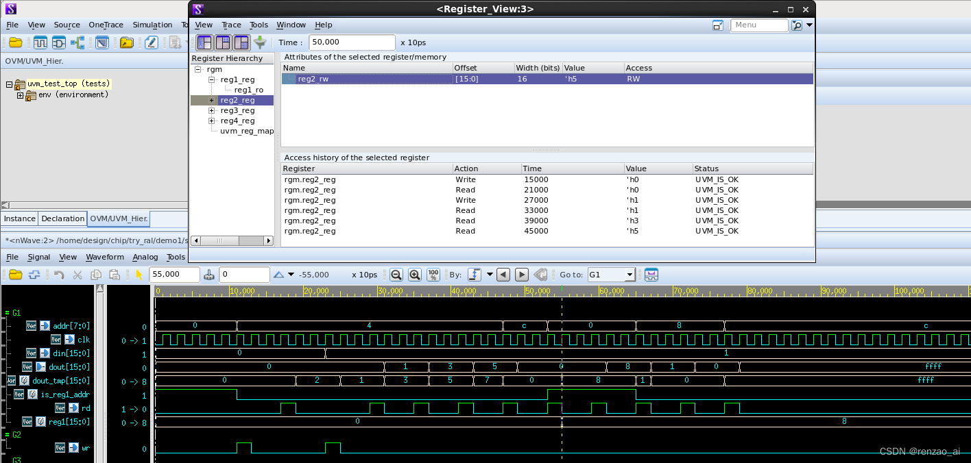 极简uvm Ral示例part1 前门运行成功uvm Ral相关问题 Csdn博客