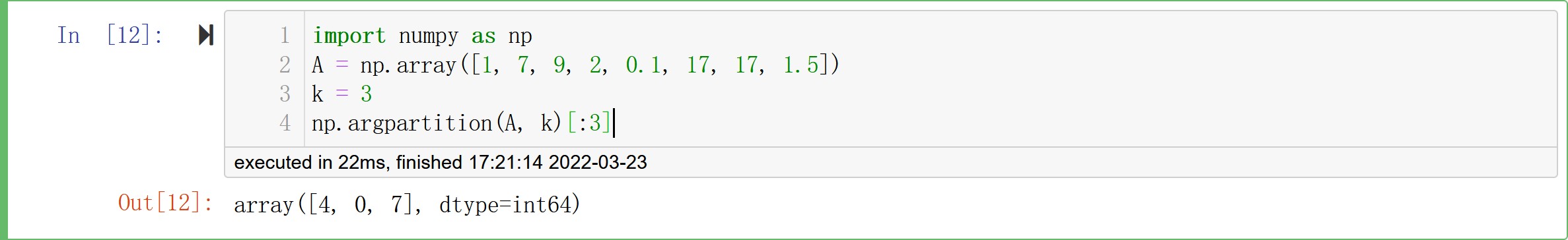 Numpy查找数组中Top10和Bottom10的索引_python numpy 每列取top10 和 index-CSDN博客