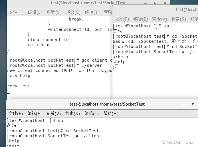 实验六 综合程序设计 Linux实验六 综合程序设计 一、实验目的 1、了解网络编程概念 了解套接字编程相关 Csdn博客