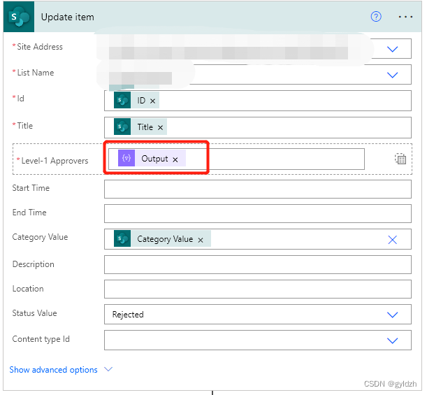 Power Automate workflow 使用Update item 修改 multiple people or group ...