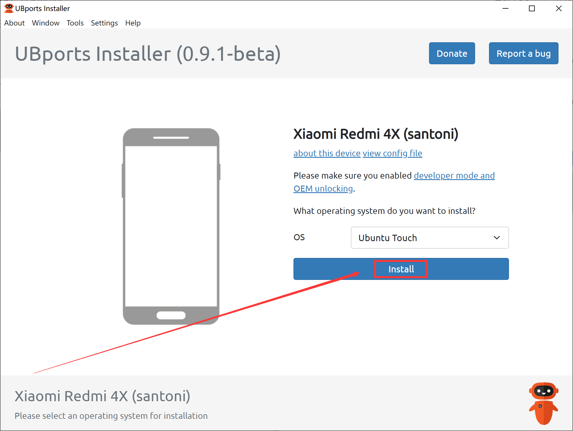 Ubuntu-Touch-02：开始刷机_ubports installer-CSDN博客
