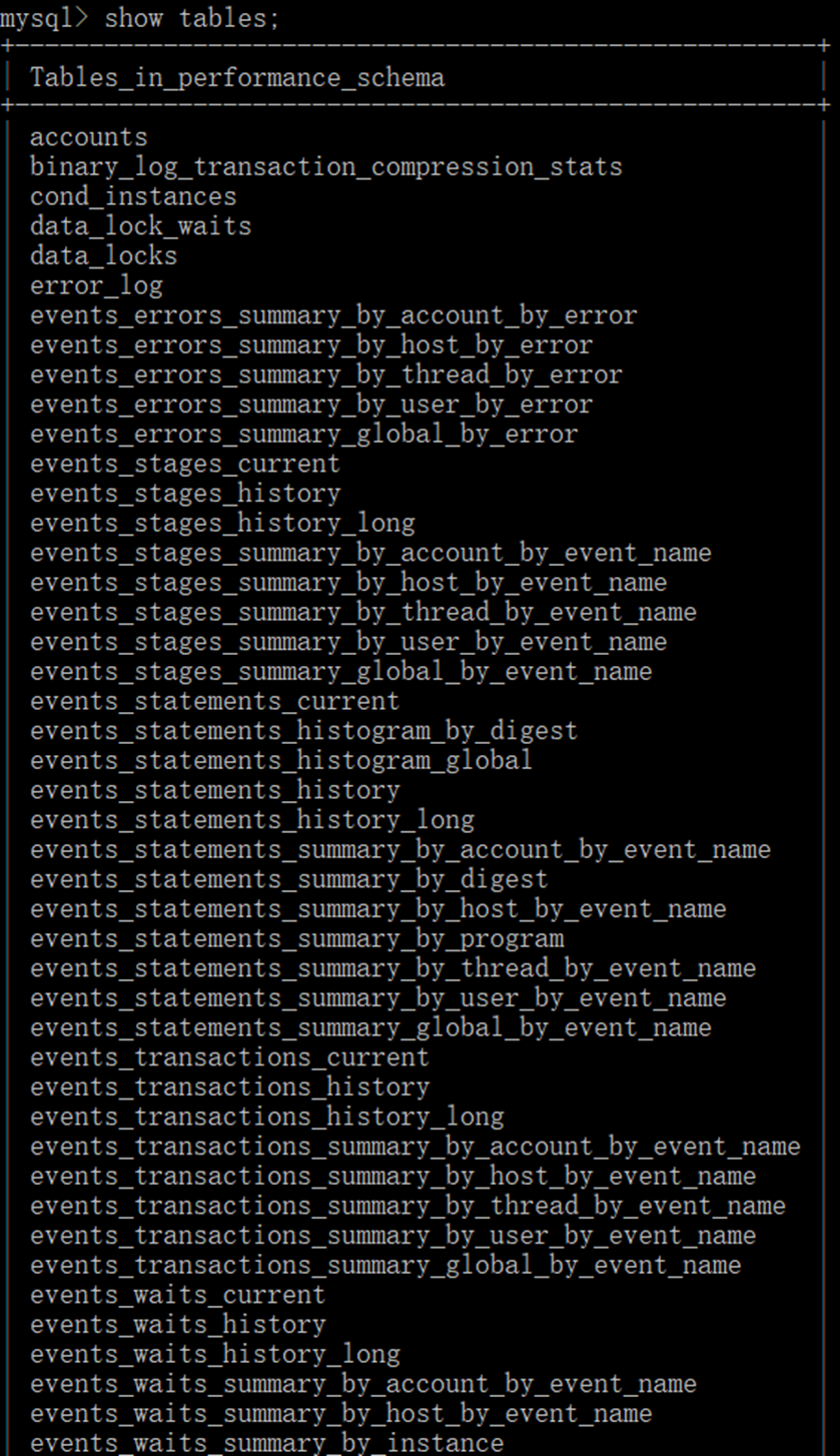 MySQL调优之性能监控- performance schema详解与实践_performance-schema-instrument-CSDN博客