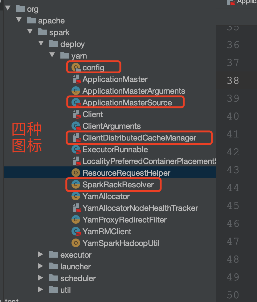 【spark】scala文件在idea中几种图标的解释idea 中scala文件 黄色和红色 Csdn博客
