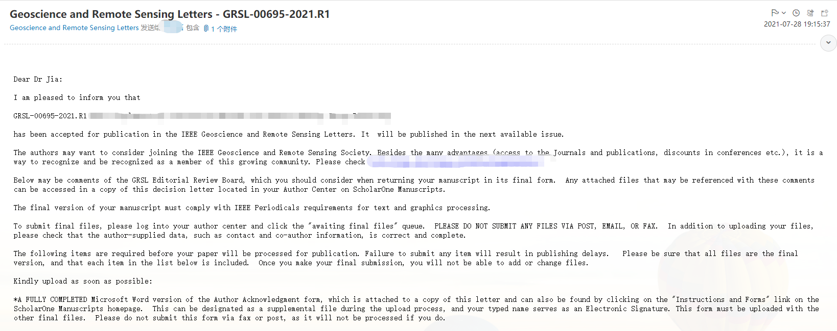 IEEE Geoscience and Remote Sensing Letters (GRSL)从投稿到录用过程分享_6个小石头的博客-CSDN博客