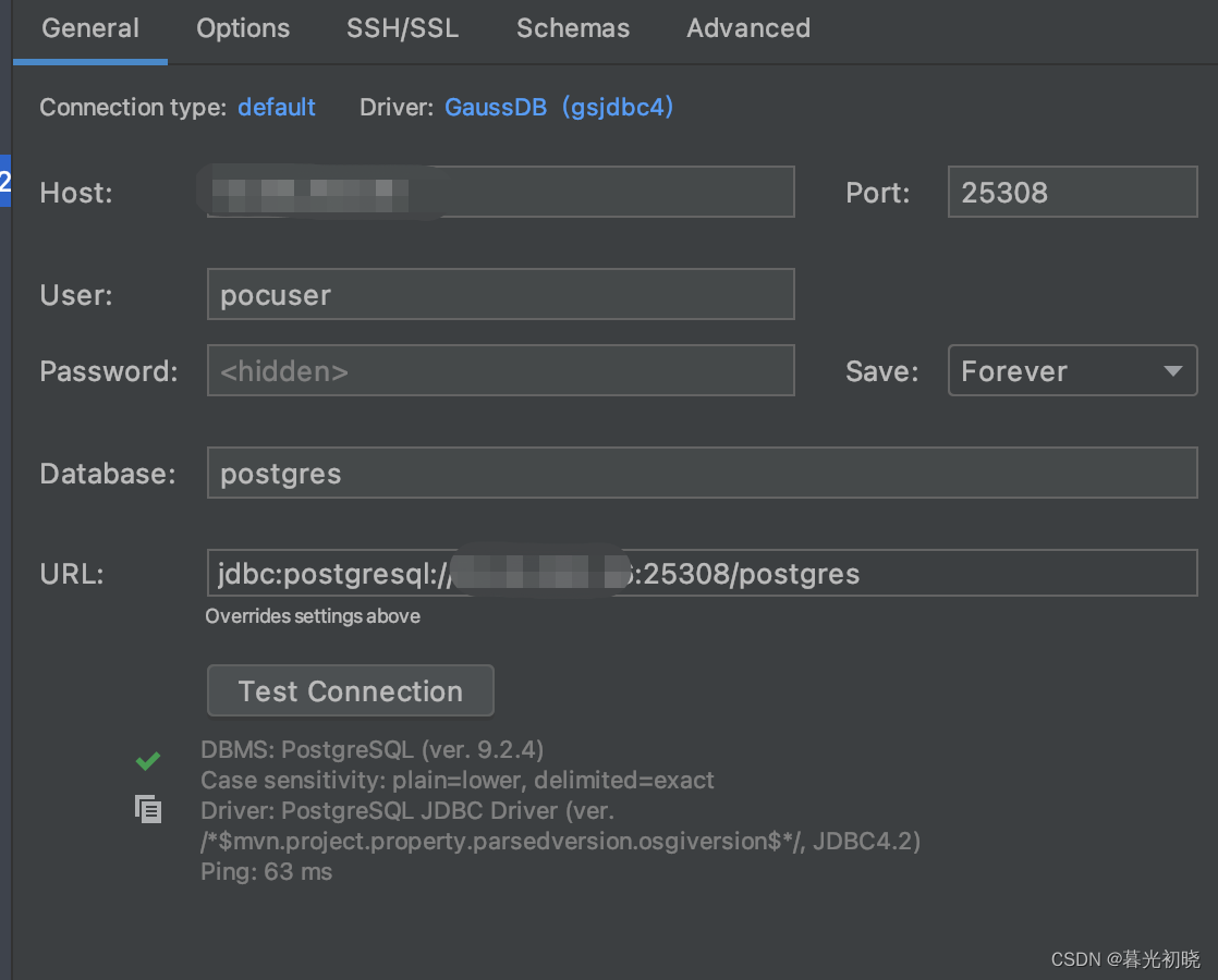 DataGrip 连接GaussDB_datagrip连接高斯数据库-CSDN博客