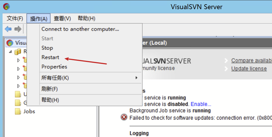 window操作系统下SVN通过sync命令增量同步备份，首次全量备份（单机备份&双机备份均可）_visualsvn server 同步-CSDN博客